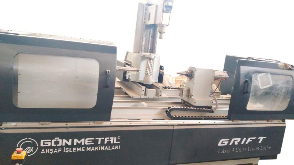 GRİFT 4 EKSEN 4 ÜNİTE CNC AHŞAP TORNA MAKİNASI p5qmlalv - machinetotal