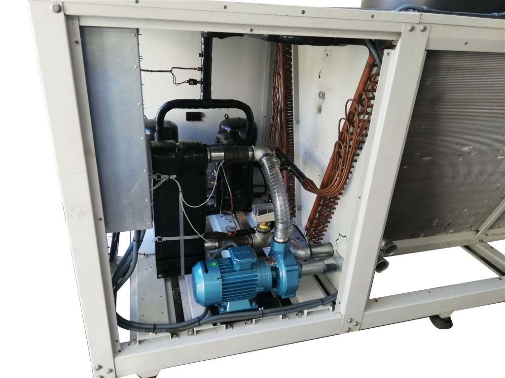 10 HP x 2 Kompresör 50 kw 43000 Kcal/h Hava Soğutmalı Chiller ...